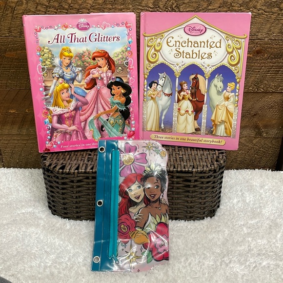 Disney | Toys | Disney Princess Hardcover Books Bundle Of 2 With Disney ...